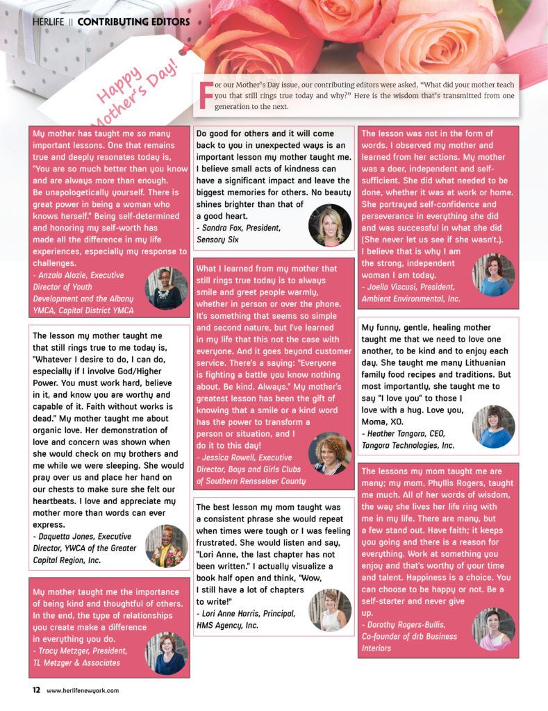 Contributing Editors – Capital Adirondack New York Magazine for Women